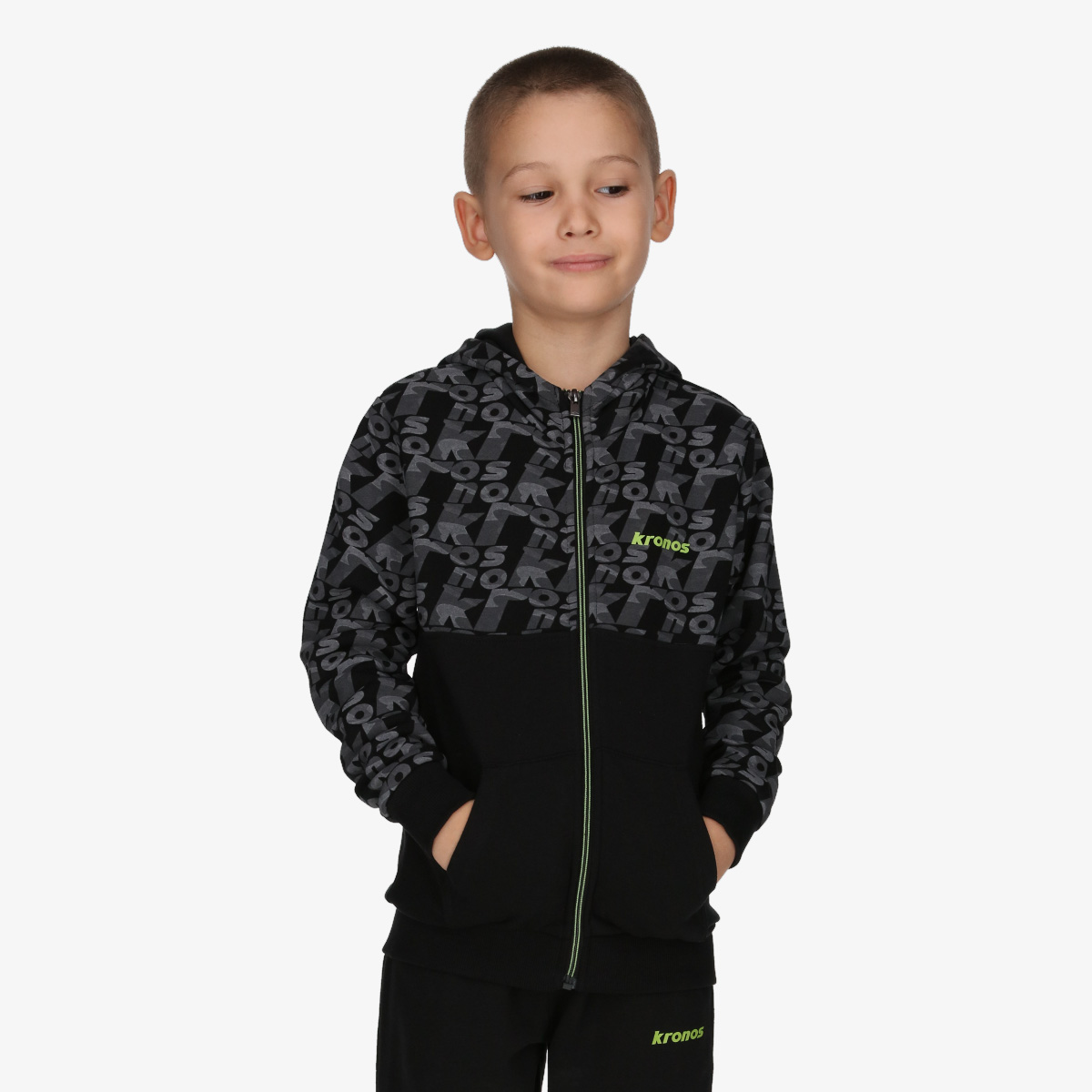 KRONOS Dukserica KRONOS BOYS FULL ZIP HOODY | Extra Sports - Online Shop