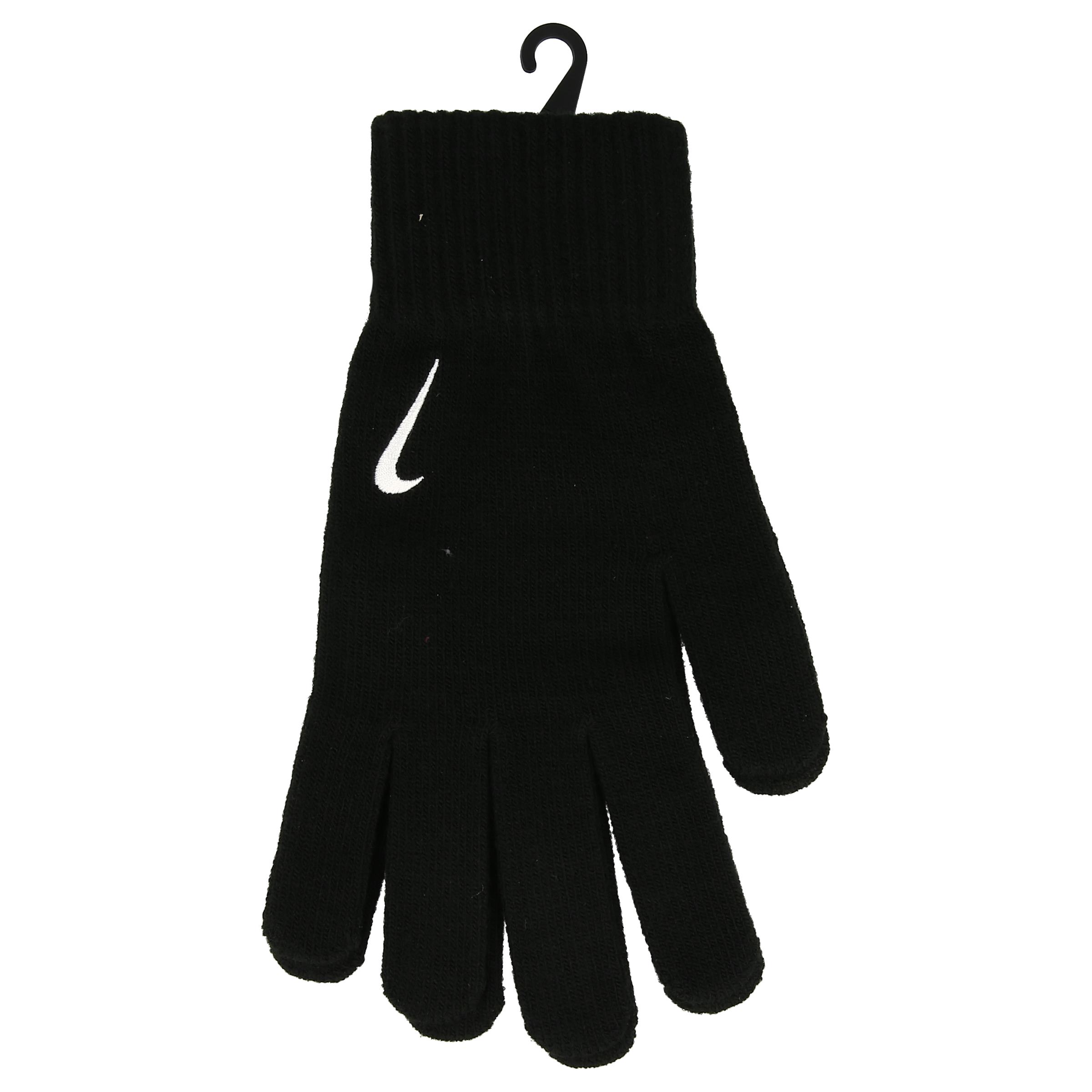 NIKE Rukavice NIKE SWOOSH KNIT GLOVES L/XL BLACK/WHITE | Extra Sports ...