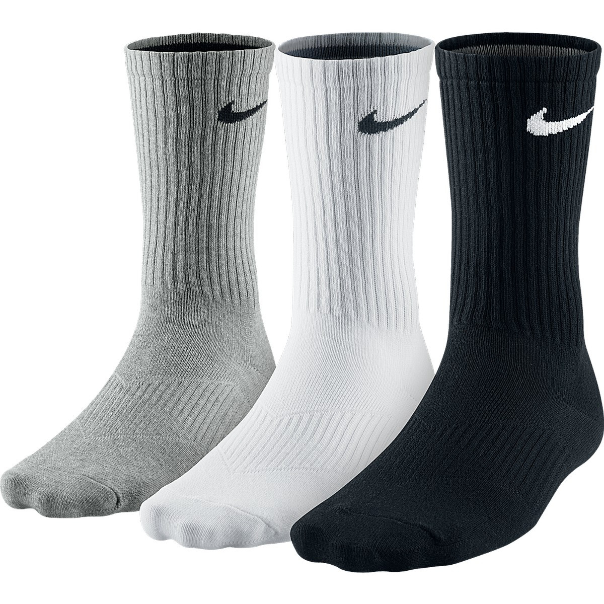 NIKE ČARAPE 3PPK LIGHTWEIGHT CREW (S,M,L,X SX4704-901 | Extra Sports ...