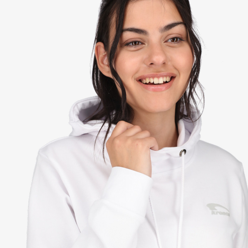 KRONOS Dukserica Bianca Hoody | Extra Sports - Online Shop